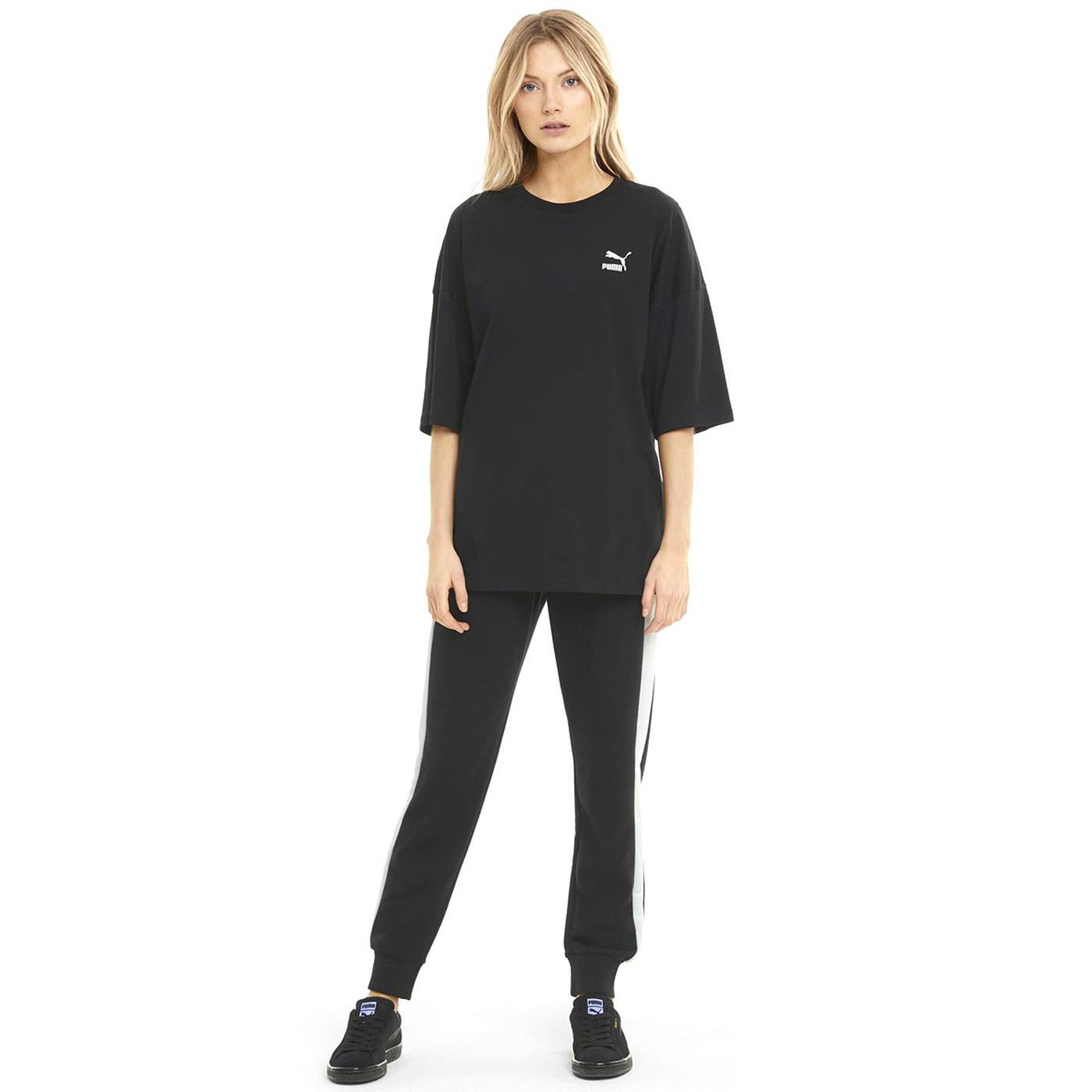 Puma Iconic T7 Track Kadın Siyah Günlük Stil Eşofman Altı 53008201